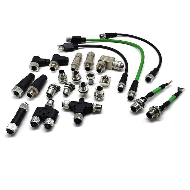 Industrial Ip68 M5 M8 M9 M12 M16 M23 Waterproof Male Female Plug 3 4 5 ...