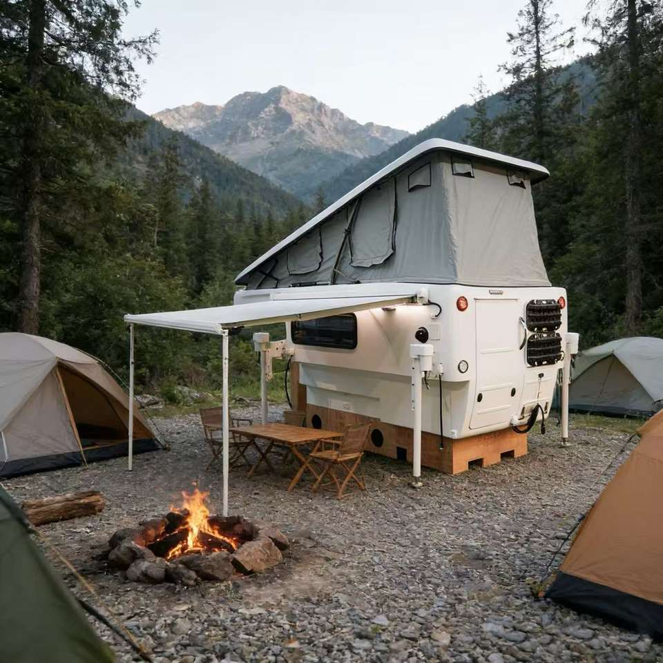 2026 Ecocampor Hard Shell Fiberglass Truck Camper Slide on Campers with ...