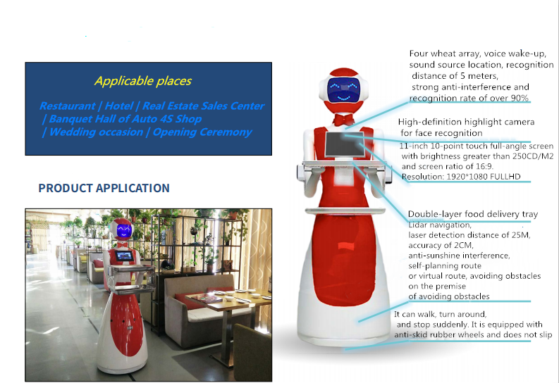Robot waiter is efficient and low-cost, suitable for various places ...