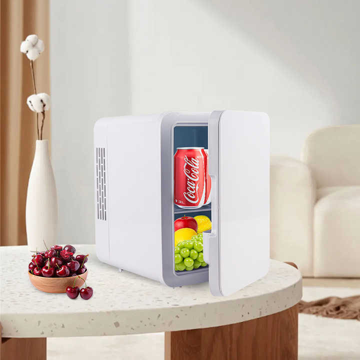 4L Mini Car Refrigerator with Cigarette Lighter Plug and Home Plug ...