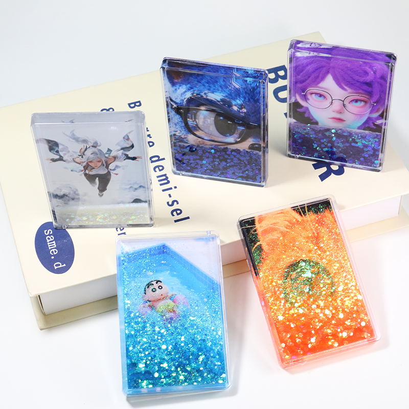 Customizable Eco-Friendly Solid Acrylic Quicksand Standee Crystal ...
