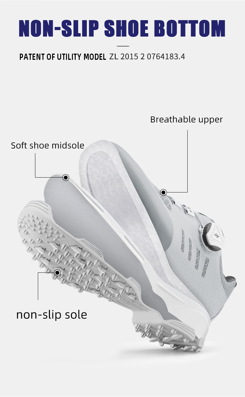PGM XZ227 wholesale trendy golf shoe China grey ladies youth golf shoes ...