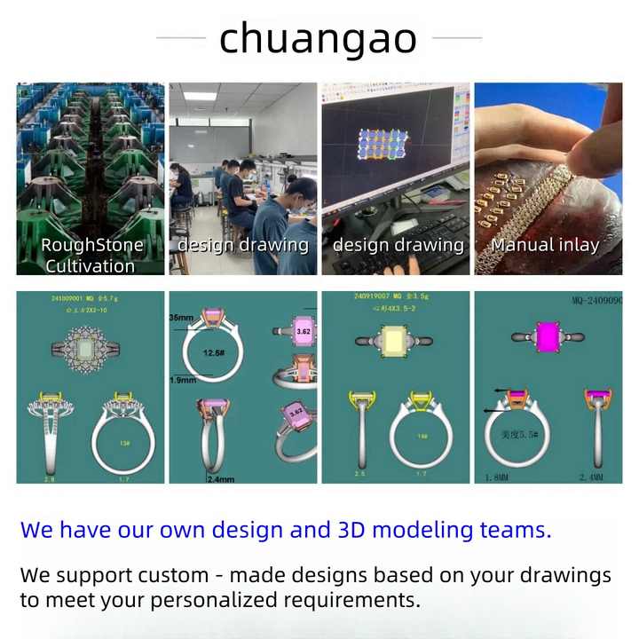 Unique Handmade 18K Claw Setting Ring with Natural Diamond