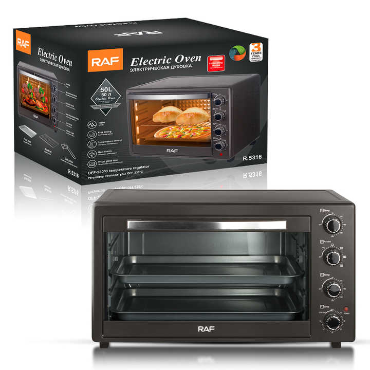 RAF 38L Electric Oven - Efficient 1600W Convection Toaster