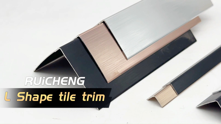 L Shape Tile Edge Trim - Luxury Aluminum Angle Profile