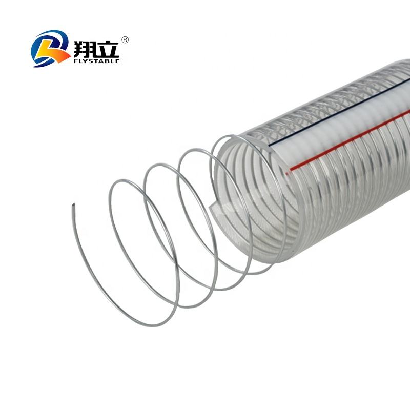 Transparent Flexible Durable Spiral Steel Wire Reinforced PVC Hose for ...