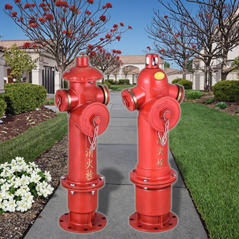 Underground Fire Hydrant With Flange Ductile Iron Two Way Pillar ...