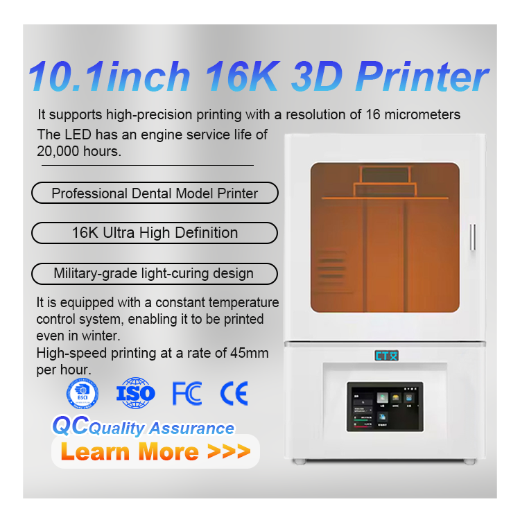 China-Made Professional Dental 3d Printer 16k Big Printing Size 3d Lcd ...