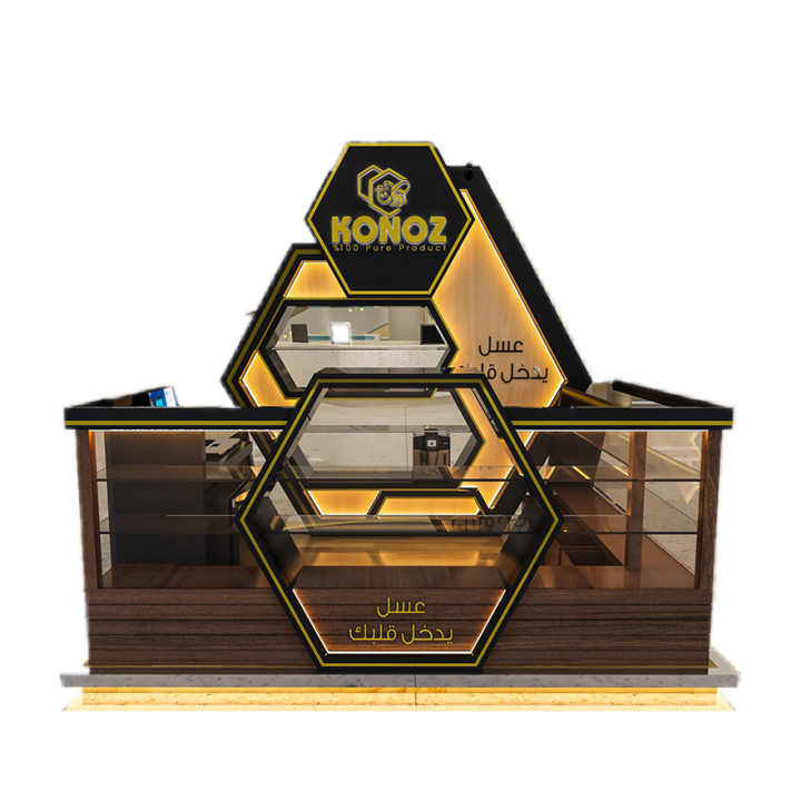 Honey Booth - Luxurious Display Cabinets for Retail Kiosks