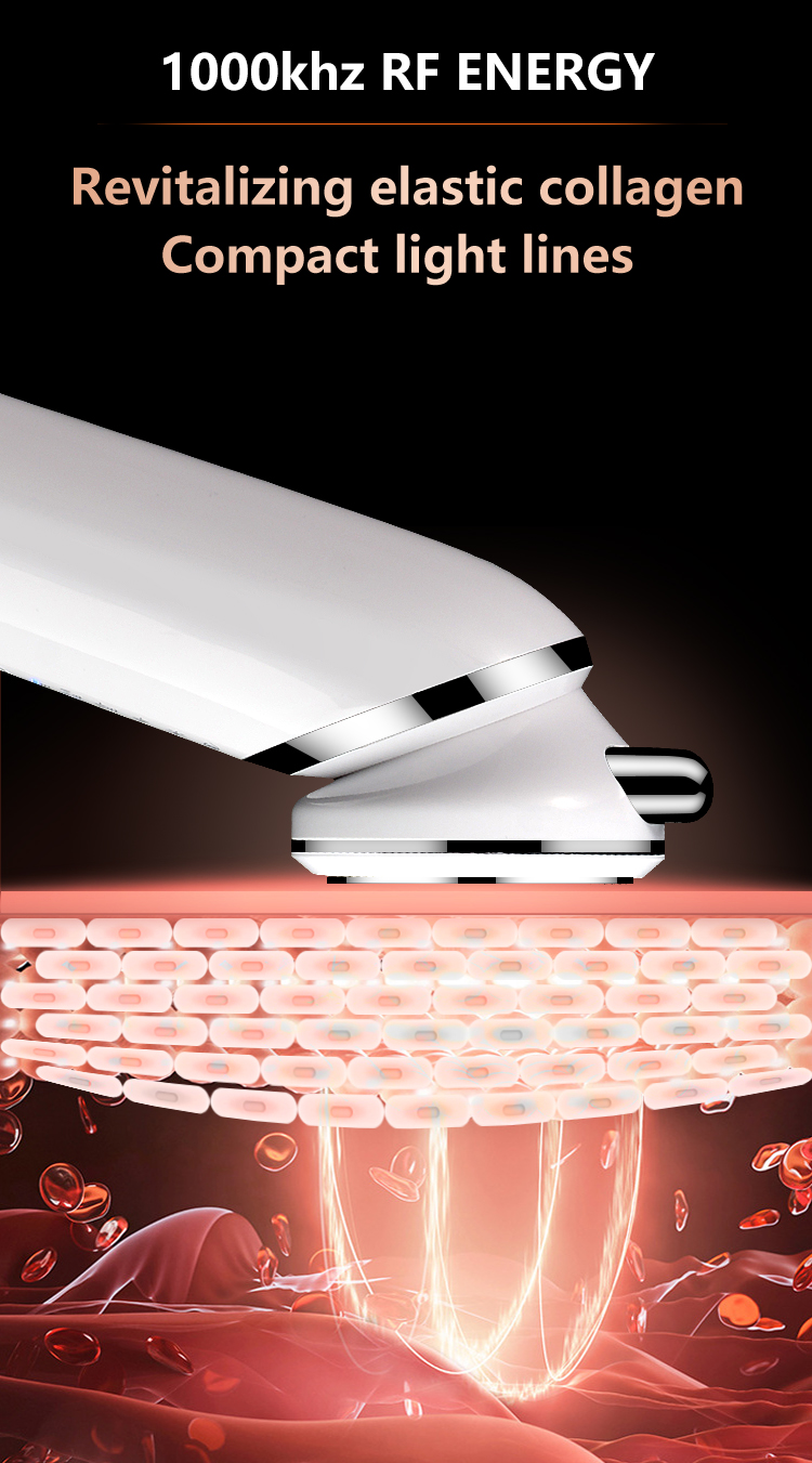 5 in 1multifuntional rf ems led skin tightening machine facial lifting wrinkle remover device ...