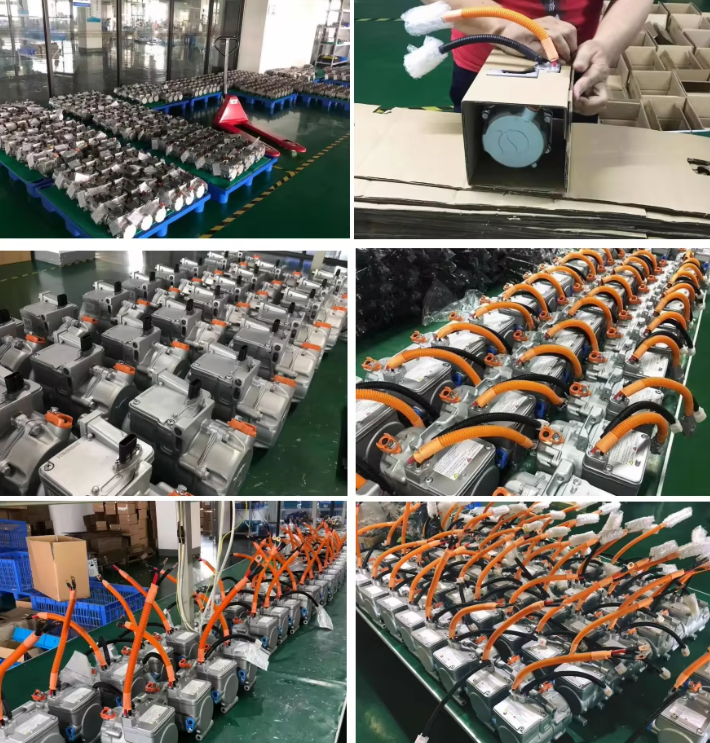 CHIXU XL16CC60/72v-ZB 60V/72V DC Inverter Scroll Compressor Horizontal ...