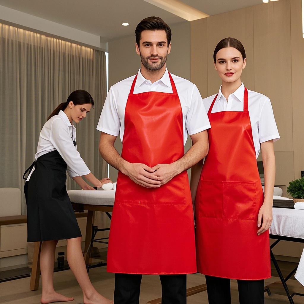 Snap Front Cobbler Aprons - Customizable and Durable