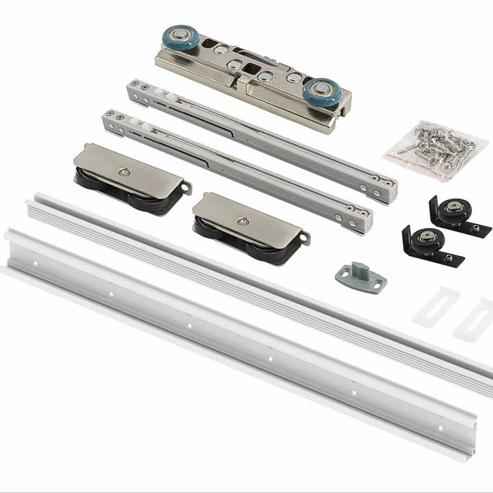 Simple Design Automatic Hidden Door Hidden Track System Wall Mount ...