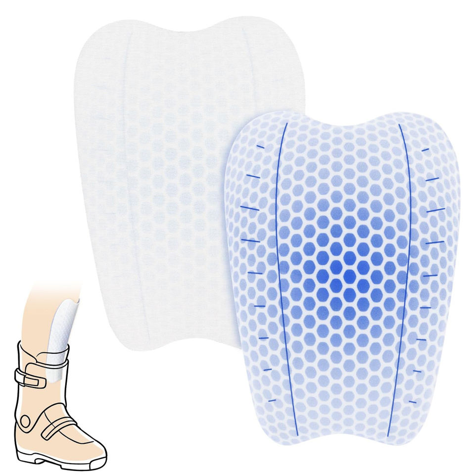 Ski Shin Guards for Boots, Gel Shin Pads for Ski & Snowboard ...
