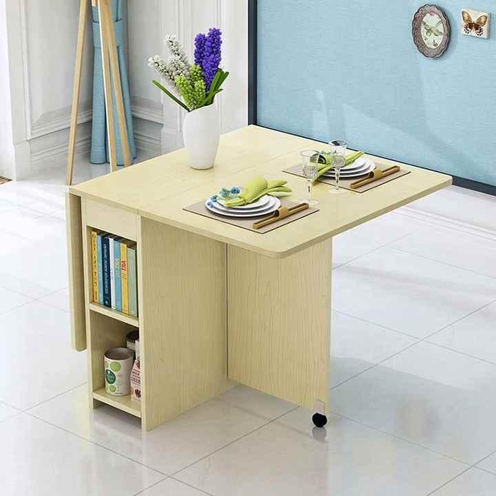 Creative Design Simple Modern Wood Folding Dining Table