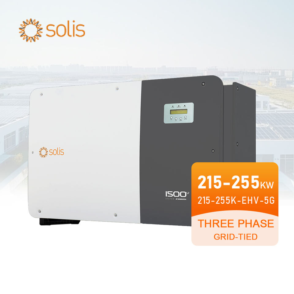 Solis on Grid Inverter Solis-(215-255)K-EHV-5G 3 Phase IP66 Industrial ...