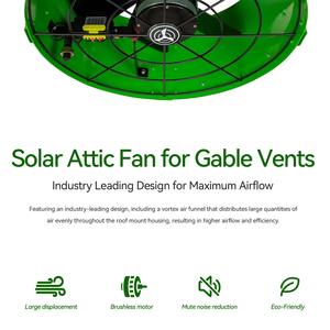 Solar Fan - Solar Inverter Cooling Fan 12V 24V DC