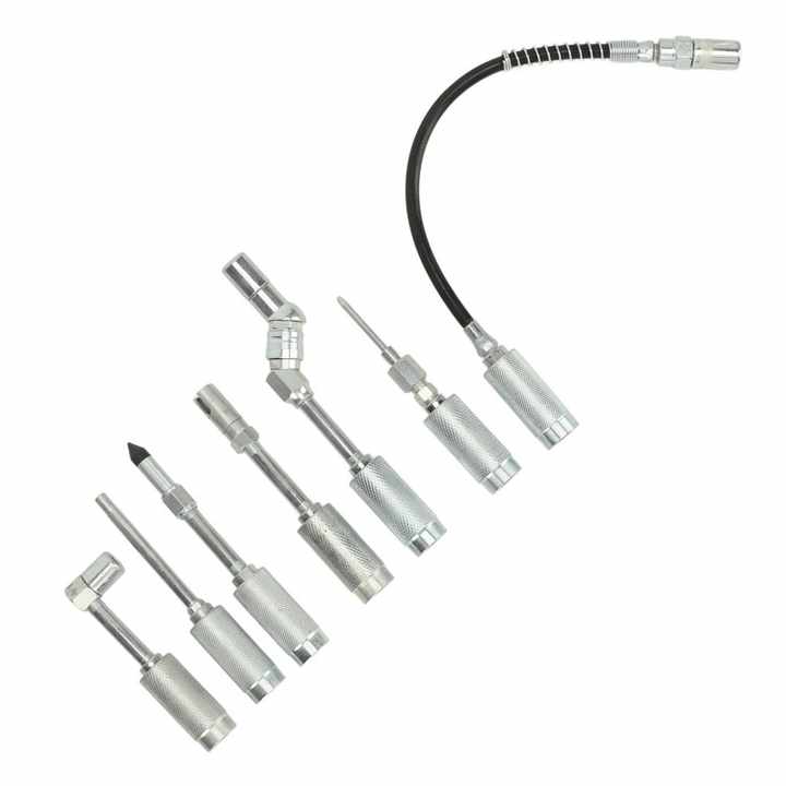 7PCS Grease Coupler Kit 90 Degree Quick Connect Grease Fittings Tool ...