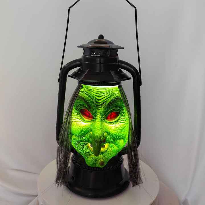 Halloween Decorations Handheld Pumpkin Light Voice Activated Clown ...