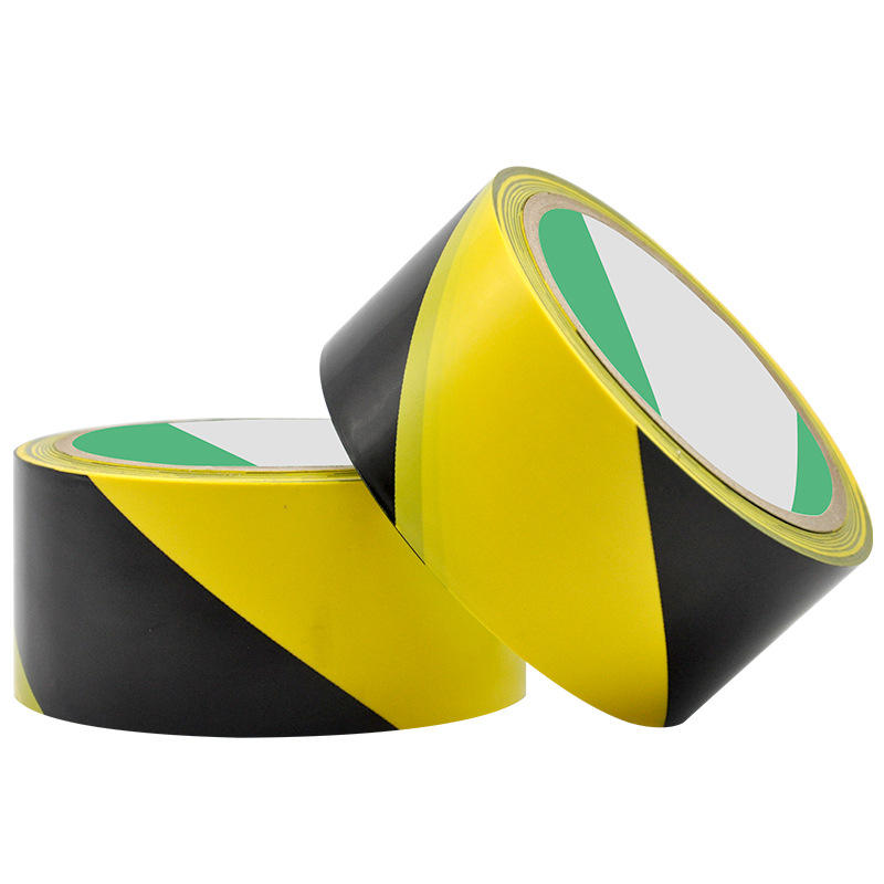 Classic yellow and black alternating Warning tape PVC zebra crossing ...