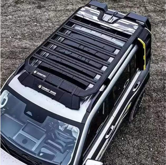 For Land Rover Defender 2020 All Black Black with Silver Cargo Carrier ...