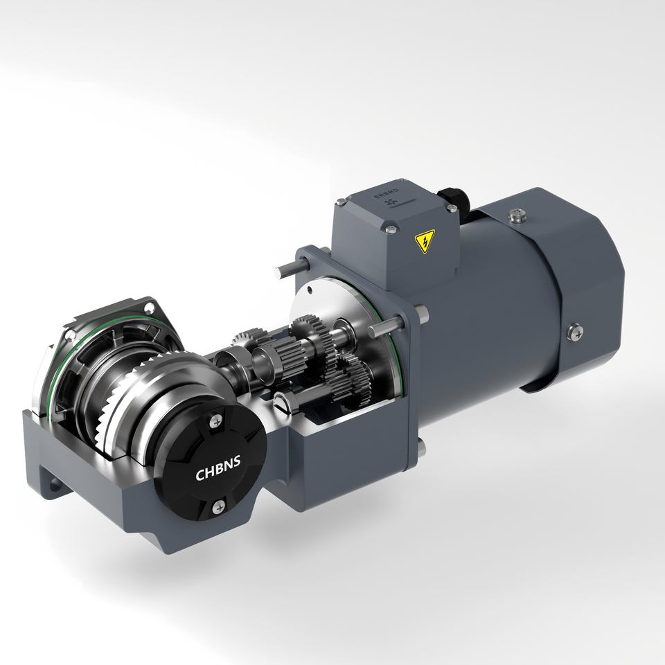 CHBNS High Precision AC Gear Motor 90W 90mm 110V 220V Right Angle ...