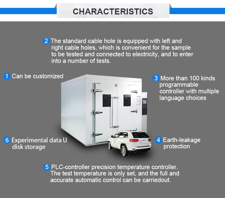 Climatic Walk in Chambers - Temperature Humidity Control