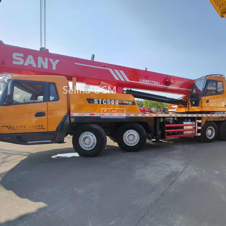 Crowd Favorite SANY STC500E-1 50tons Used Truck Crane High-Tech Lifting ...