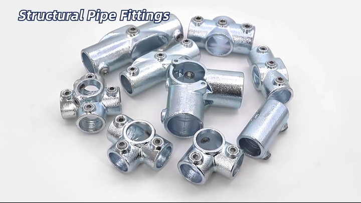 Steel Structural Pipe Connectors Adjustable Scaffold Tube Pipe Fittings ...