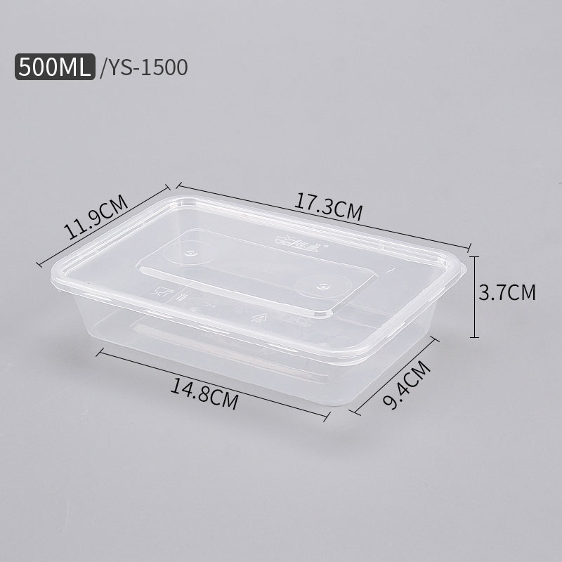 Eco-Friendly Microwaveable Plastic Food Containers - Disposable, BPA ...