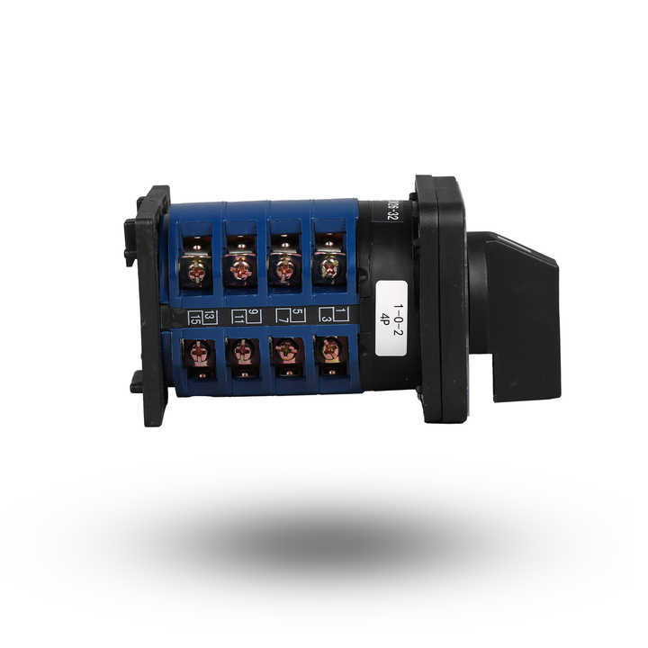CanSen LW26-32 32A 32amp 1-0-2 4P Din-rail Mounting IP65 Panel Mounting ...
