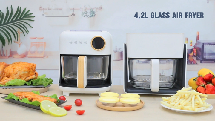 Custom See through Window Glass Airfryer - Oil Free Cooking