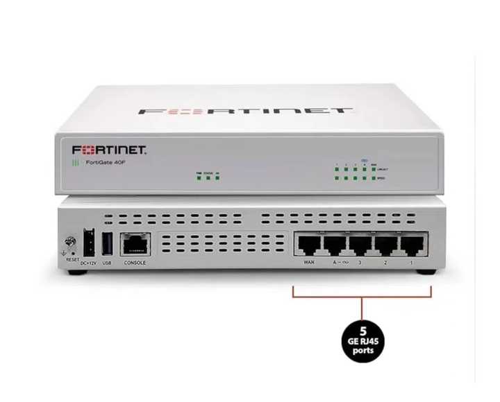 Fortinet Fortigate FG-40F - Gigabit Enterprise Firewall