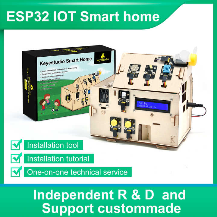 Keyestudio ESP32 Smart Home Kit - DIY Electronic Projects