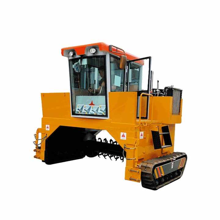 Small Type Crawler Compost Turner Windrow Compost Turner Manual Compost ...