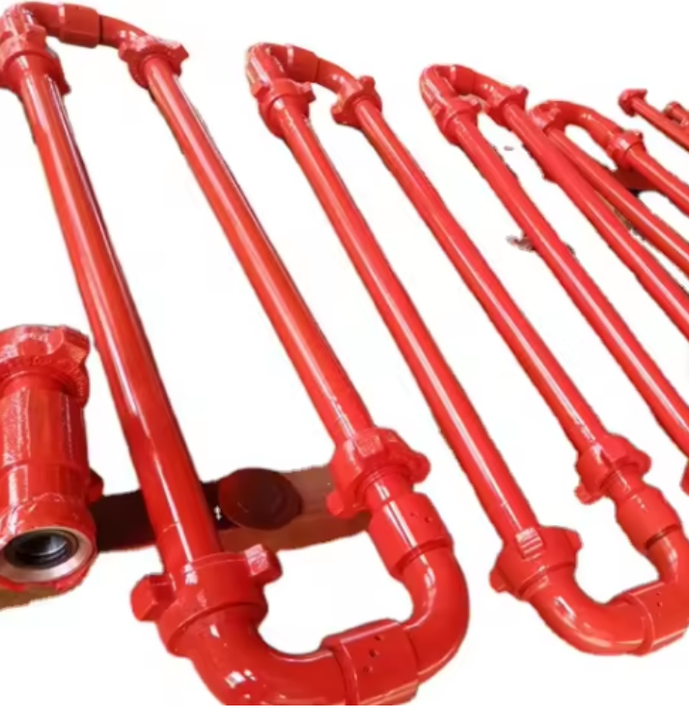 High-Pressure Swivel-Jointed Cementing Hose Loop with Integral Core ...