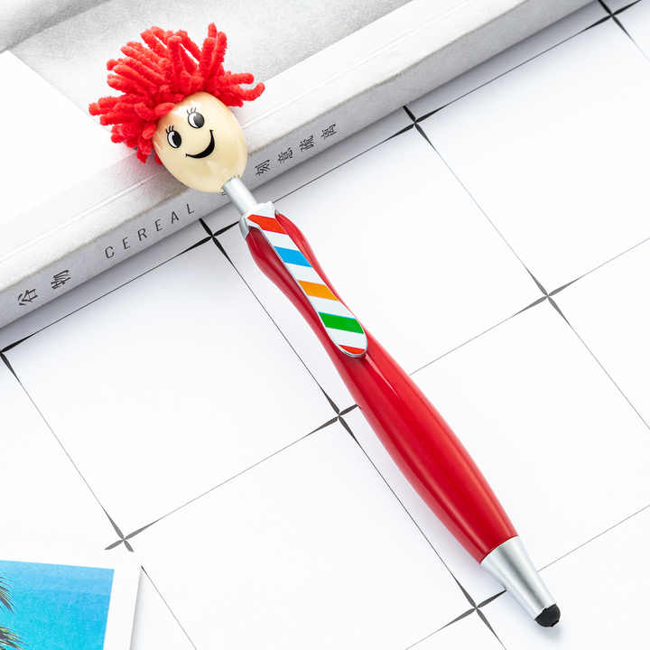 Cute Cartoon Kawaii Pen Novelty Logo Pen Advertising Ballpoint Pen with ...