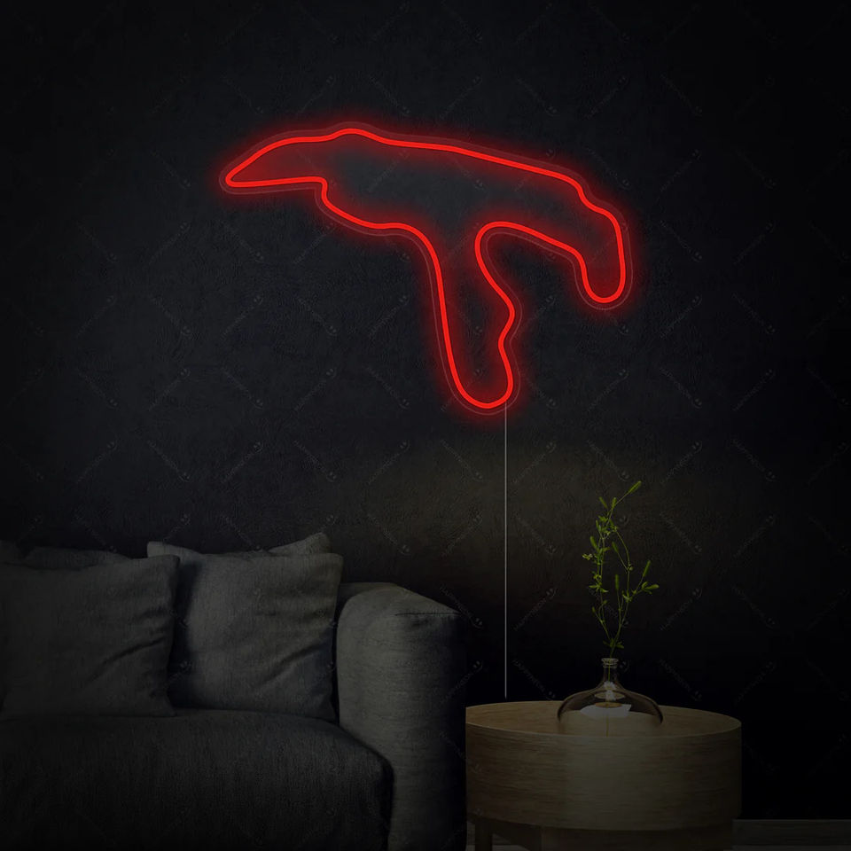 Monaco F1 Grand Prix Neon Sign - Custom Race Track Display
