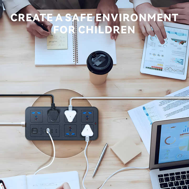 New Innovation Extension Socket 6Way 3USB 1 Type-c Electric Outlet ...