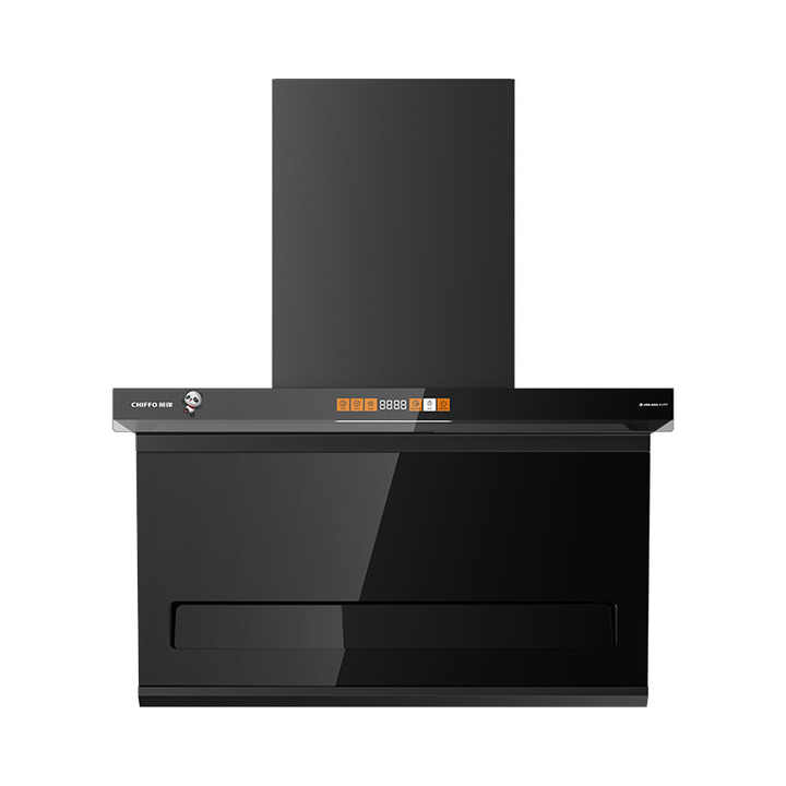 Smart Electric Kitchen Hood Extractor - Wall-Mounted Tempered Glass