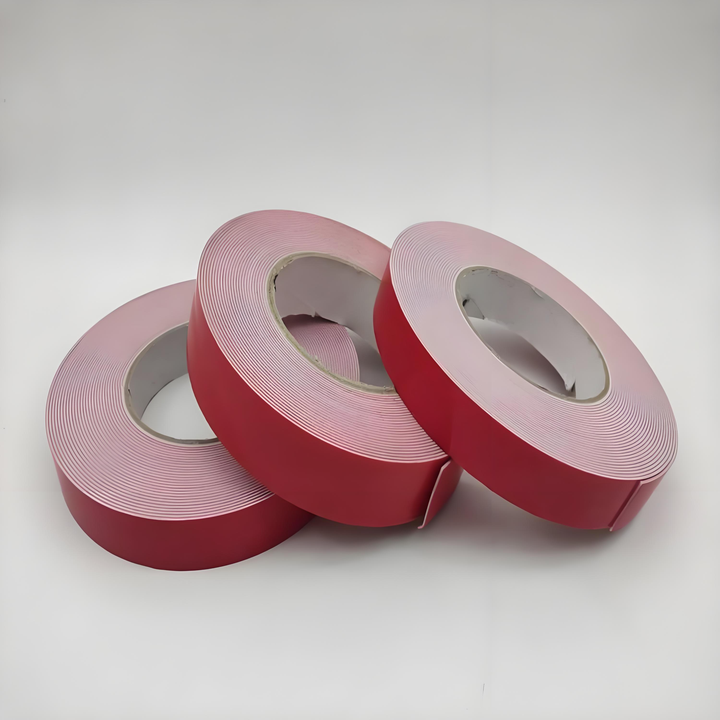 30m High Viscosity Double Sided Acrylic PE Foam Tape 1.0 Red Film White ...