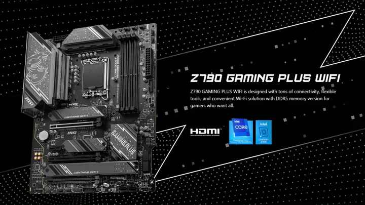 MSI Z790M POWER WIFI DDR5 - Ideal Gaming Desktop Motherboard