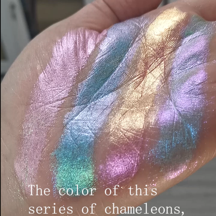 Shine epoxy color shift metallic resin chameleon mica pigment pearl ...