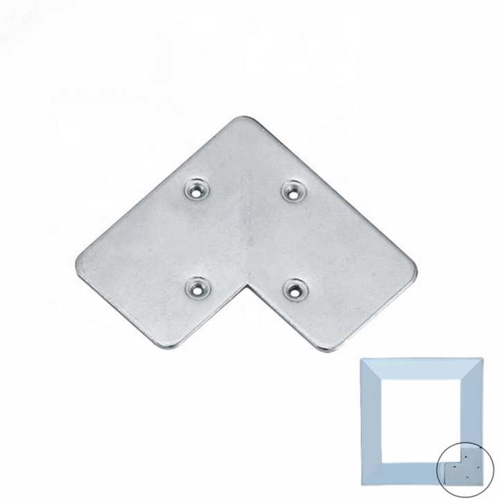 Custom L-Shaped Iron Fixing Piece - Aluminium Frame Connector