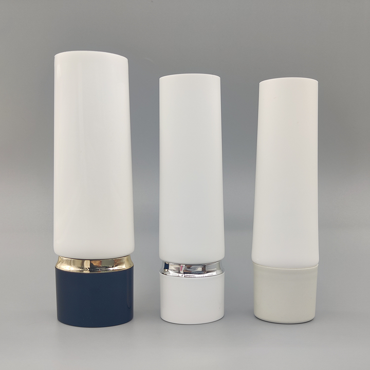 D35mm Packaging Makeup Base Cream Tube With Pump Plastic Tube Custom ...