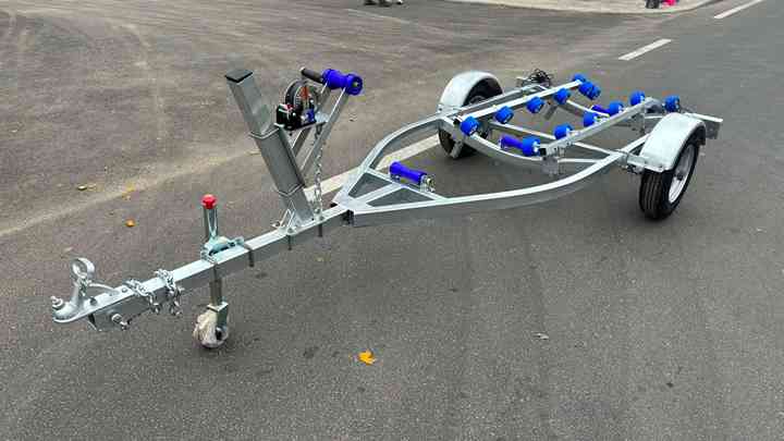 3900mm Long Single Axle & Fixed Rollers Galvanized Jet Ski with VIN ...