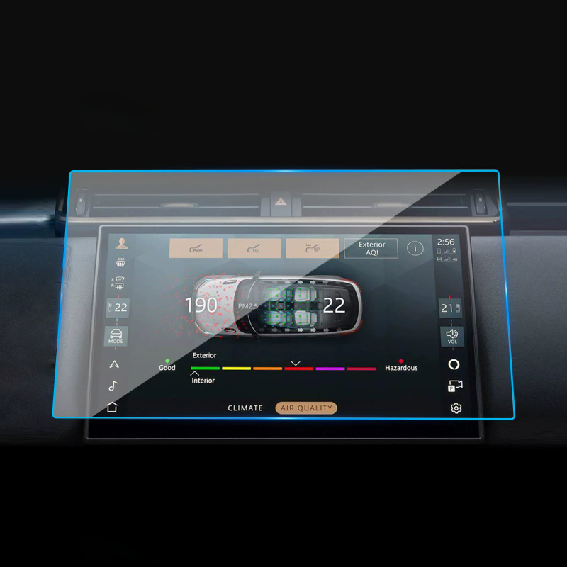 Car GPS Dashboard Screen Protect Tempered Toughened Film for Land Rover ...
