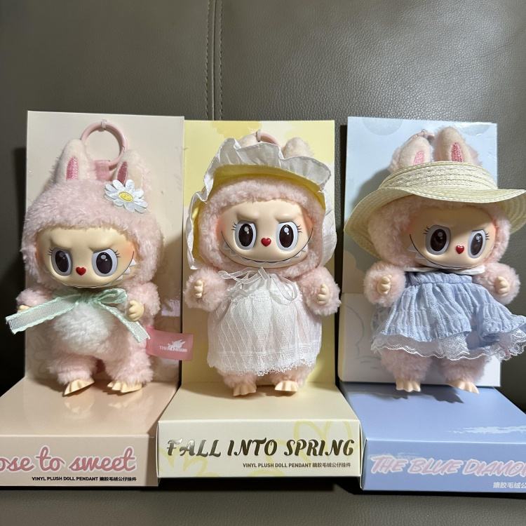 100% Plush toy Original Labubu Mokoko Collectible Toys Home Decorations ...