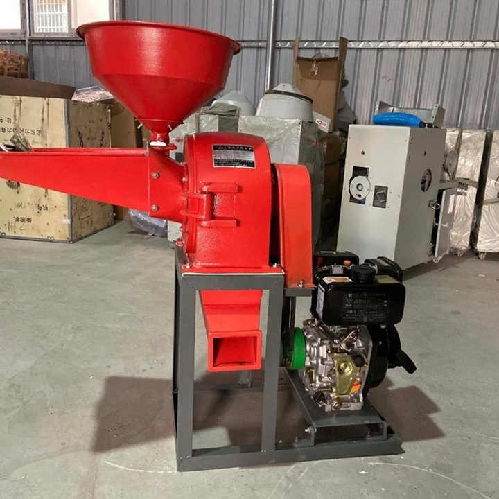 Soybean Paddy Wheat Milling Machine Gasoline Engine Maize Mill Peanut ...