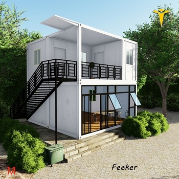 Flat Pack Boxable Double Tiny Mobile Fabricated Expandable Luxury Villa ...